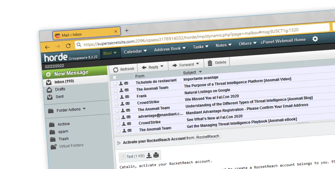 Unpatched bug allows takeover of Horde webmail accounts, servers | The ...