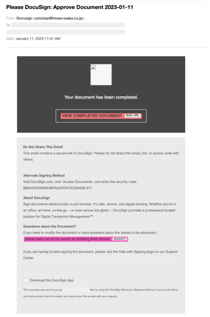 DocuSign scam targeted more than 10,000 inboxes: report | The Record from Recorded Future News